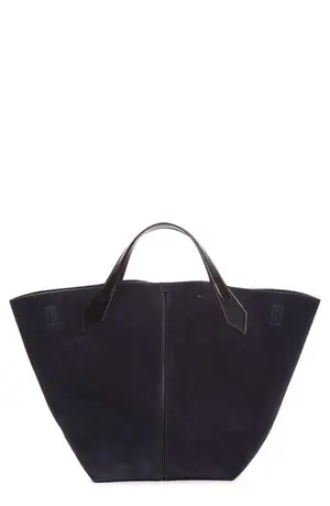 Proenza Schouler Chelsea Suede Tote - Dark Navy