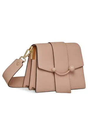 Strathberry Box Crescent Shoulder Bag