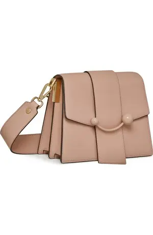 Strathberry Box Crescent Shoulder Bag