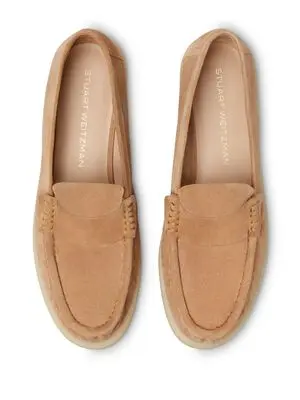 STUART WEITZMAN Blake Loafers - Brown