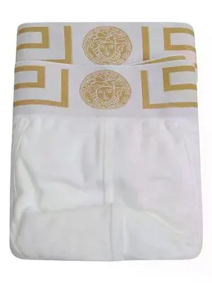 Versace Greca Border Boxer Briefs - White