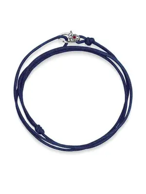 NIALAYA JEWELRY Nialaya Jewelry Wraparound String Bracelet Blue