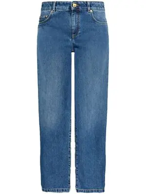 Moschino Contrast Stitching Jeans For Women