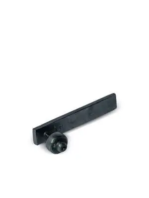 PARTS OF FOUR Plate Earring - Black