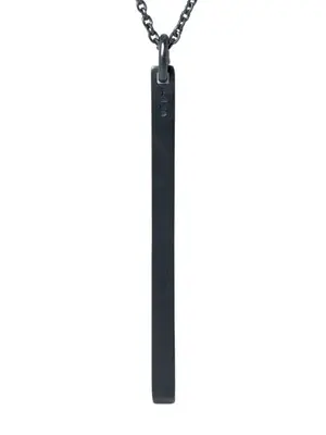 PARTS OF FOUR Plate Necklace - Black