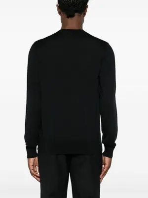 Dsquared2 Logo-plaque Fine-knit Jumper