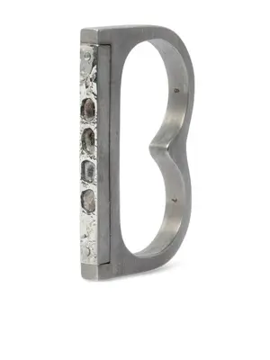PARTS OF FOUR Plate Two-finger Ring