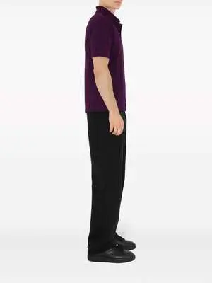 Burberry Logo-appliqué Cotton Polo T-shirt