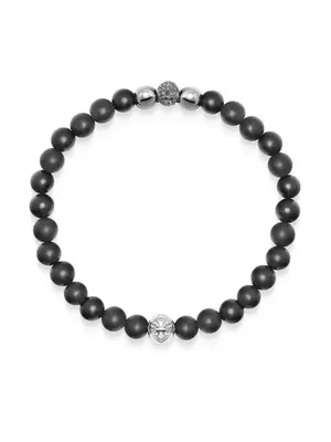 NIALAYA JEWELRY Beaded Bracelet - Black