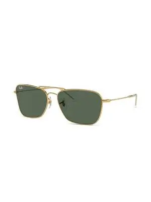 Ray-ban Caravan Reverse Sunglasses - Gold