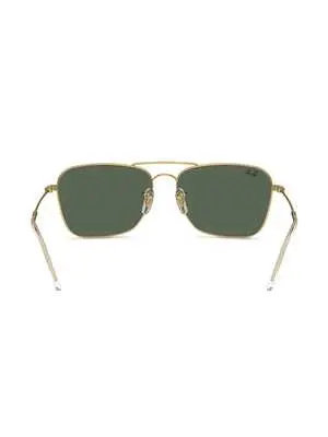 Ray-ban Caravan Reverse Sunglasses - Gold