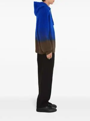 Burberry Two-tone Logo-knit Hoodie
