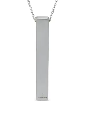 PARTS OF FOUR Cuboid Necklace - Silver