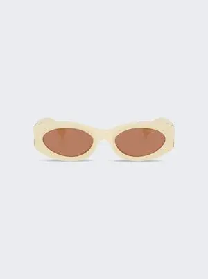 Miu Miu Oval Sunglasses Brown