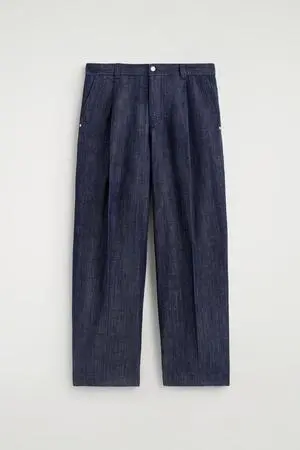 Men's Wide Straight Leg Pants