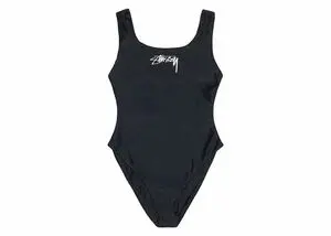 StÜssy Surf Stock One-piece Swimsuit - Black