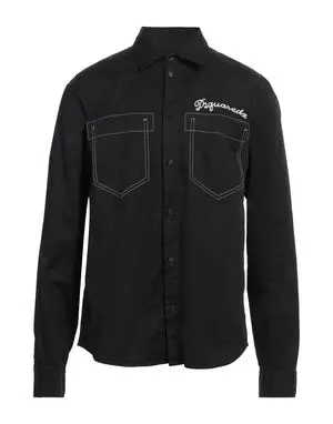 Dsquared2 Shirt Size Cotton, Elastane - Black