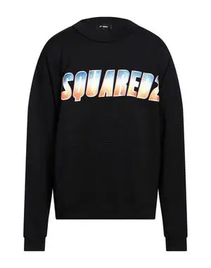 Dsquared2 Cotton Fleece Sweatshirt - Black