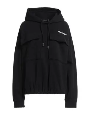 Dsquared2 Cotton And Elastane Hoodie - Black