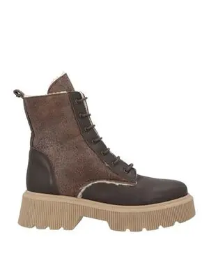 BALDININI Calfskin Lace-up Ankle Boots
