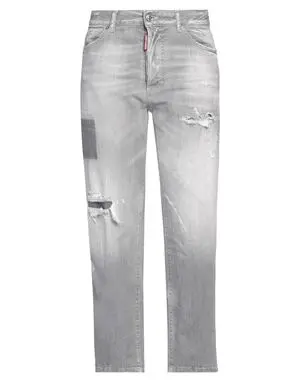 Dsquared2 Straight-leg Jeans With Leather Trim