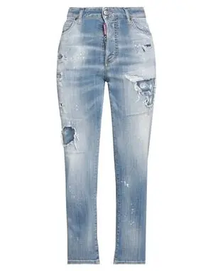 Dsquared2 Tapered Jeans With Distressed Details - Blue