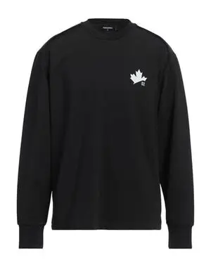 Dsquared2 Sweatshirt In Polyamide, Cotton, And Elastane - Black