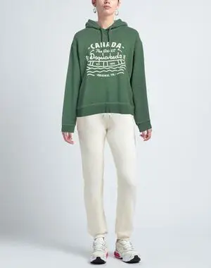 Dsquared2 Cotton Sweatshirt With Graphic Print - Green