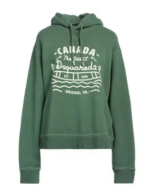 Dsquared2 Cotton Sweatshirt With Graphic Print - Green