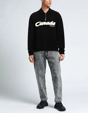 Dsquared2 Polo Collar Sweatshirt - Black