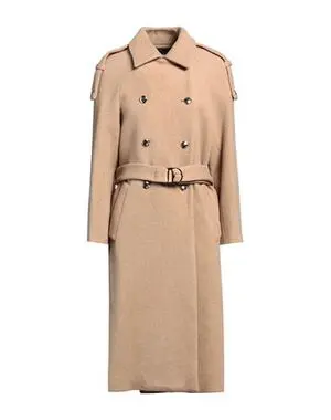 Maje Wool Blend Belted Coat