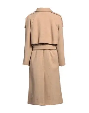 Maje Wool Blend Belted Coat