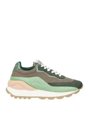 VOILE BLANCHE Sneakers Size Leather, Textile Fibers - Green