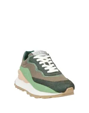 VOILE BLANCHE Sneakers Size Leather, Textile Fibers - Green