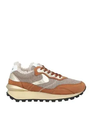 VOILE BLANCHE Leather And Textile Sneakers - Grey