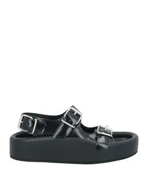 MAISON MARGIELA Glossed Leather Slingback Sandals