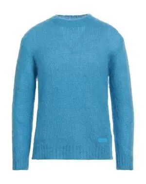Dsquared2 Sweater In Mohair Wool Blend Azure