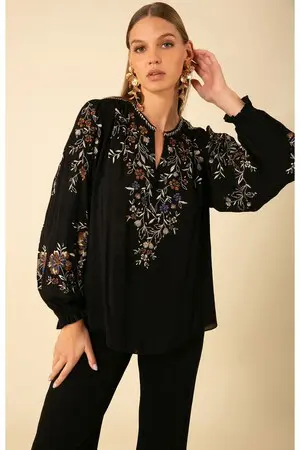 Hale Bob Embroidered Blouses