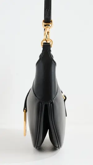 Polo Ralph Lauren Small Grain Shoulder Bag - Black