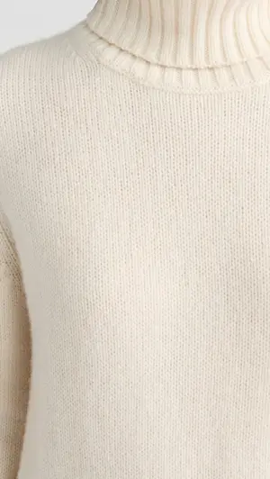 Polo Ralph Lauren Long Sleeve Wool Turtleneck Pullover - Authentic Cream