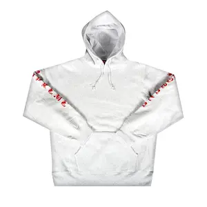 Supreme Gradient Sleeve Hooded Sweatshirt - Grey