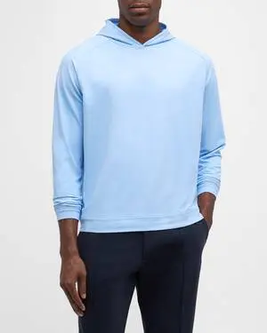 Peter Millar Peter Millar Camouflage Performance Hoodie - Cottage Blue