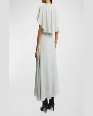 Chloé Silk Georgette Maxi Dress