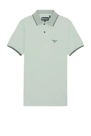 Barbour Denwick Polo Shirt In Blue