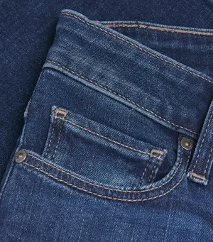 Paige Hoxton Mid-waist Straight Jeans