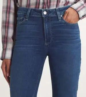 Paige Hoxton Mid-waist Straight Jeans