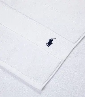 Ralph Lauren Polo Player Bath Towel - White