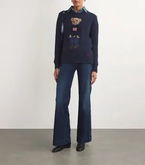 Polo Ralph Lauren Cotton-linen Polo Bear Sweater