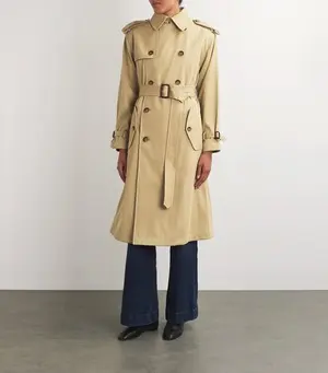 Polo Ralph Lauren Cotton Gabardine Double-breasted Trench Coat