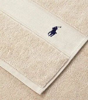 Ralph Lauren Polo Player Bath Towel - Beige